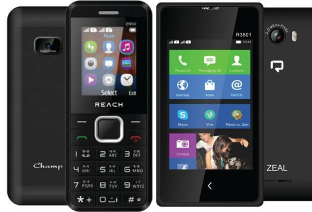 Reach Mobile launches Champ R1800, Zeal R3501 affordable feature phones ...