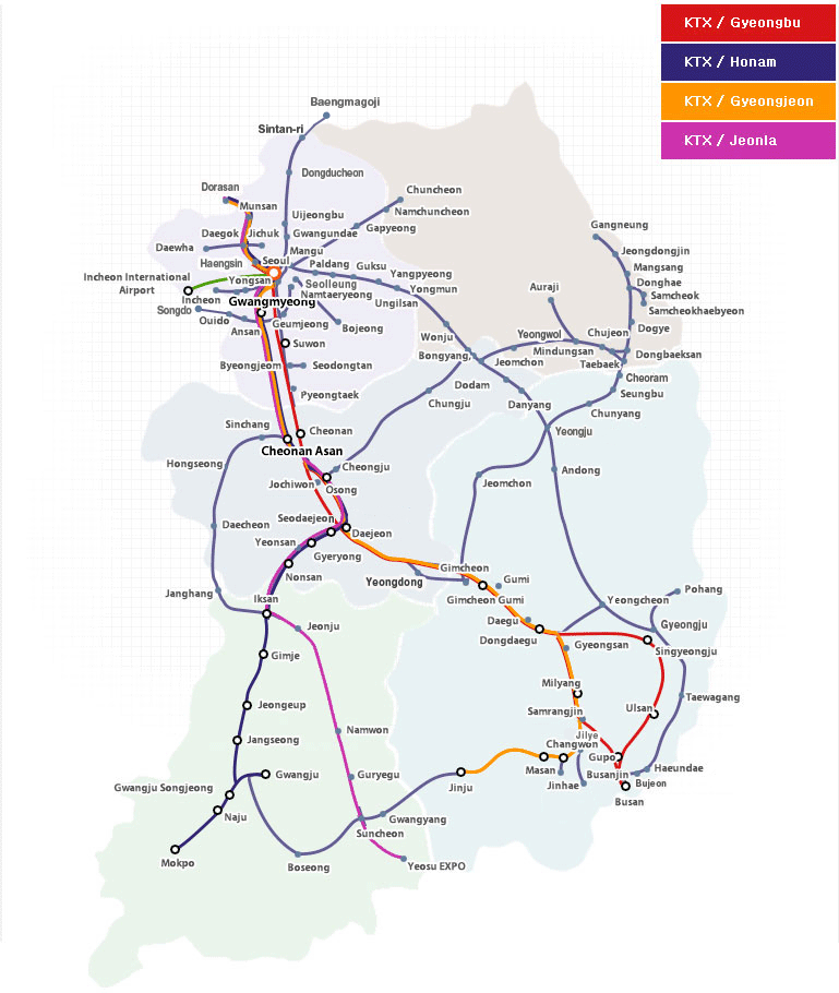 Backpacker's Tip Using Korail - South Korea