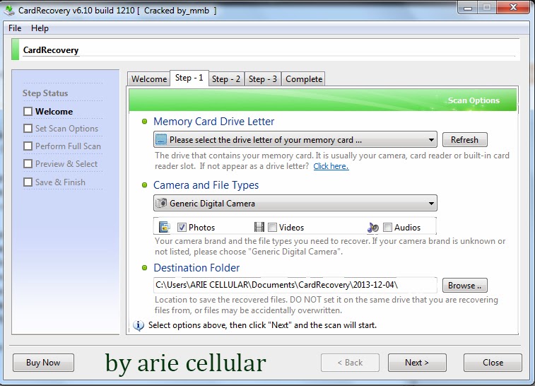 Download CardRecovery Full Versi + Key - ARIE CELLULAR