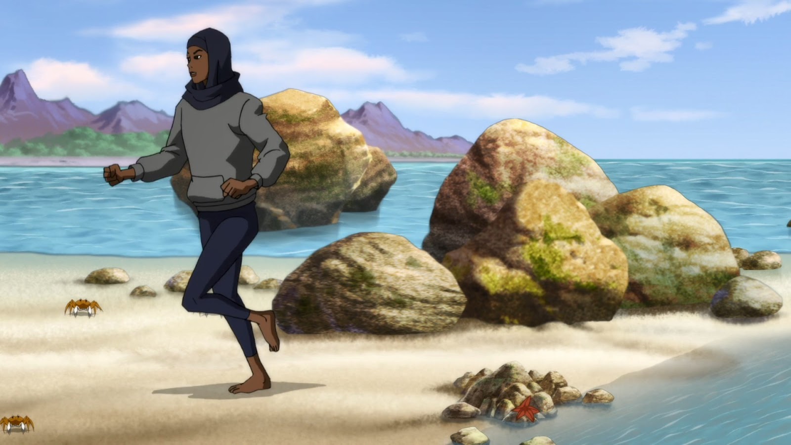 Anime Feet: Young Justice: Violet Harper (Halo)