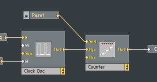 Reaktor 6 Tutorials: 19. Clock Osc