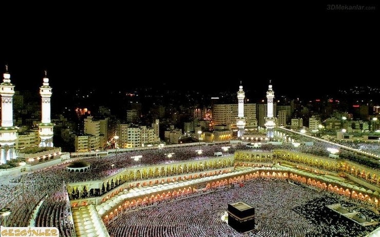 MEKKE RESİMLERİ: Mekke Kabe Resimler