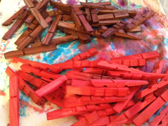 Ms. Makinson: Dyeing Clothespins