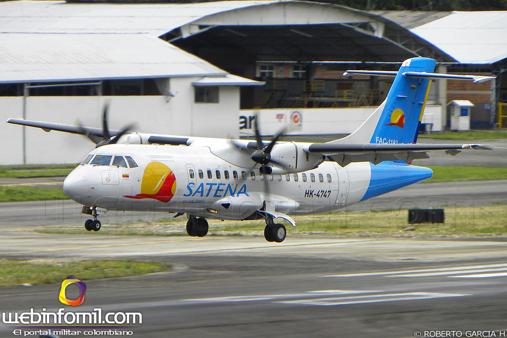 Nuevos Aviones ATR Reforzarán la Operación de Satena - Webinfomil