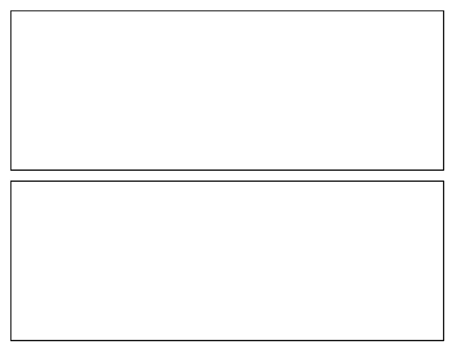 3rd Grade: First Batch of Comic Templates