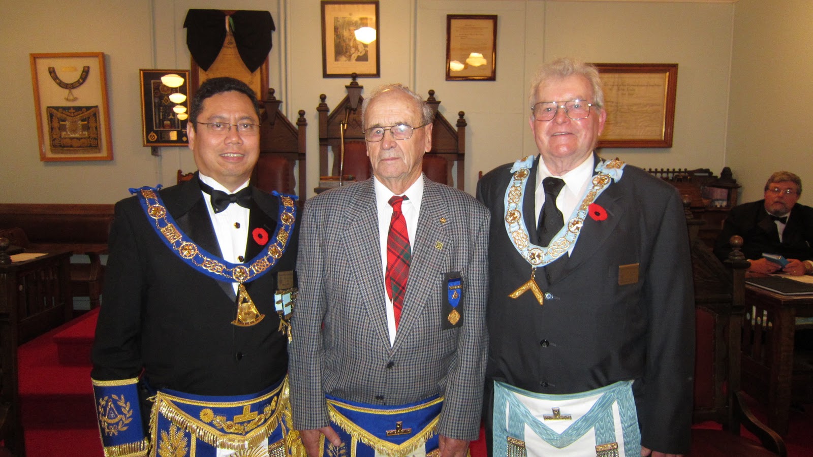 My Masonic Journey: Official Visits during the week of Oct 31