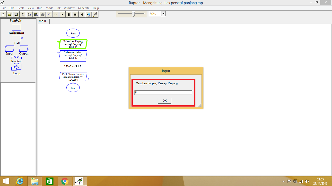 Membuat Flowchart dan Menjalankan Programnya Dengan RAPTOR - Autodika
