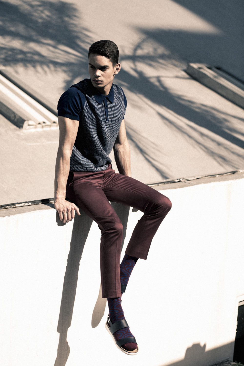 CHRIS SAUNDERS PHOTOGRAPHY / FILM: Destiny Man - Poolside Fashion Editorial