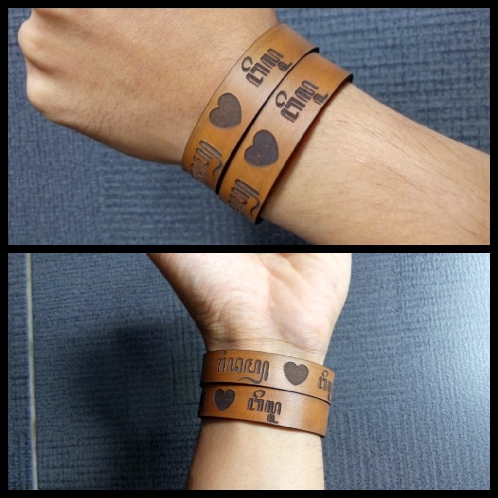 Ibie Shop: GELANG KULIT CUSTOM
