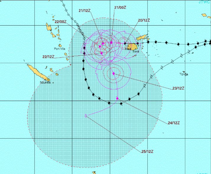 Following Moondance: Tropical Cyclone Winston - Yikes!