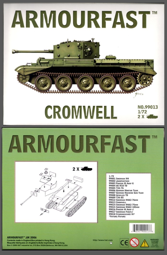 Aurelius Legion: Cromwell Tank WW2 - Armourfast 1/72 scale - WIP