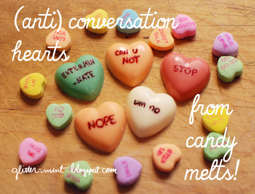Anti Valentines Day Candy Hearts