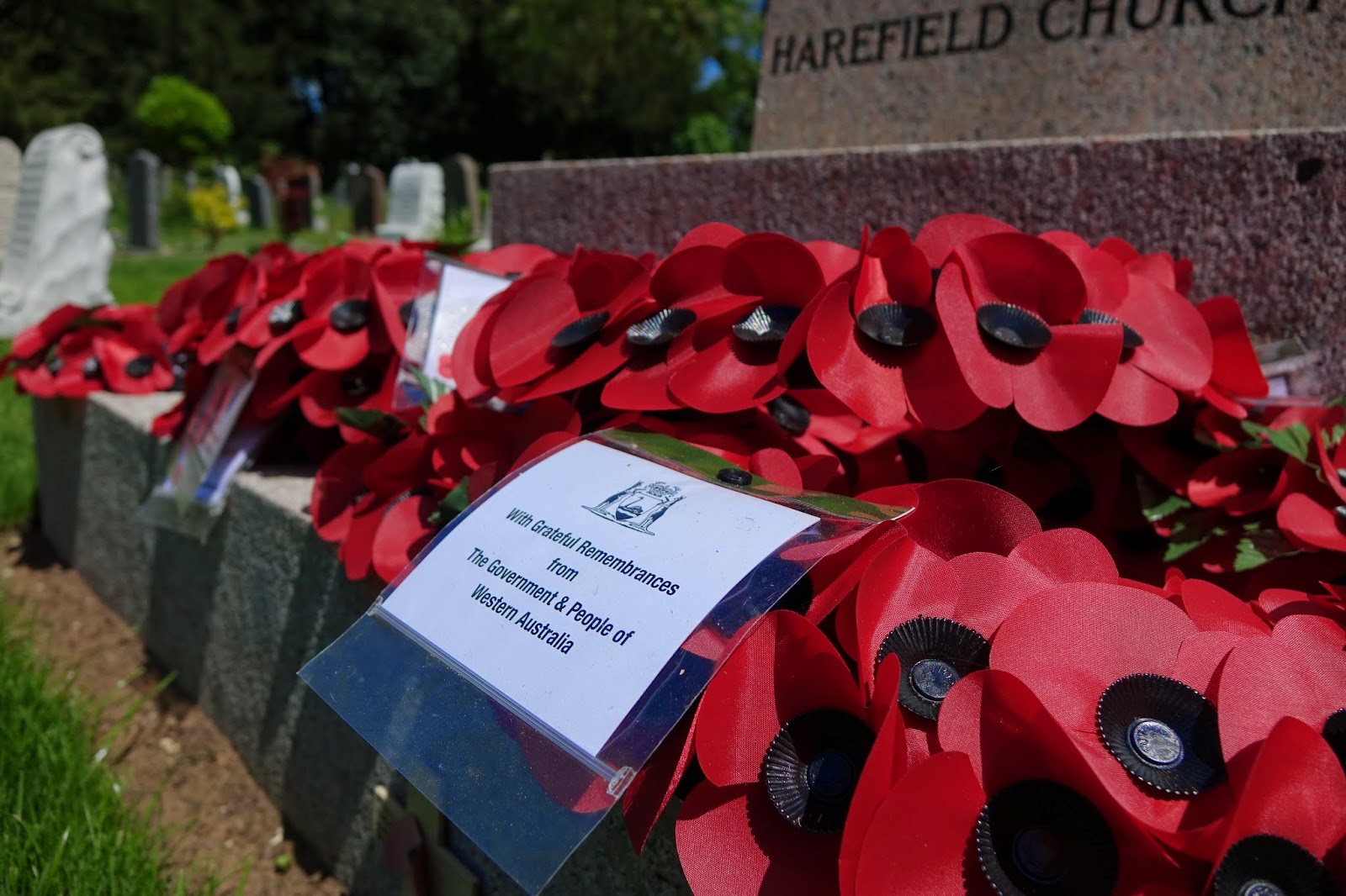 My Orange Brompton: Anzac Graves at St Mary's Church Harefield