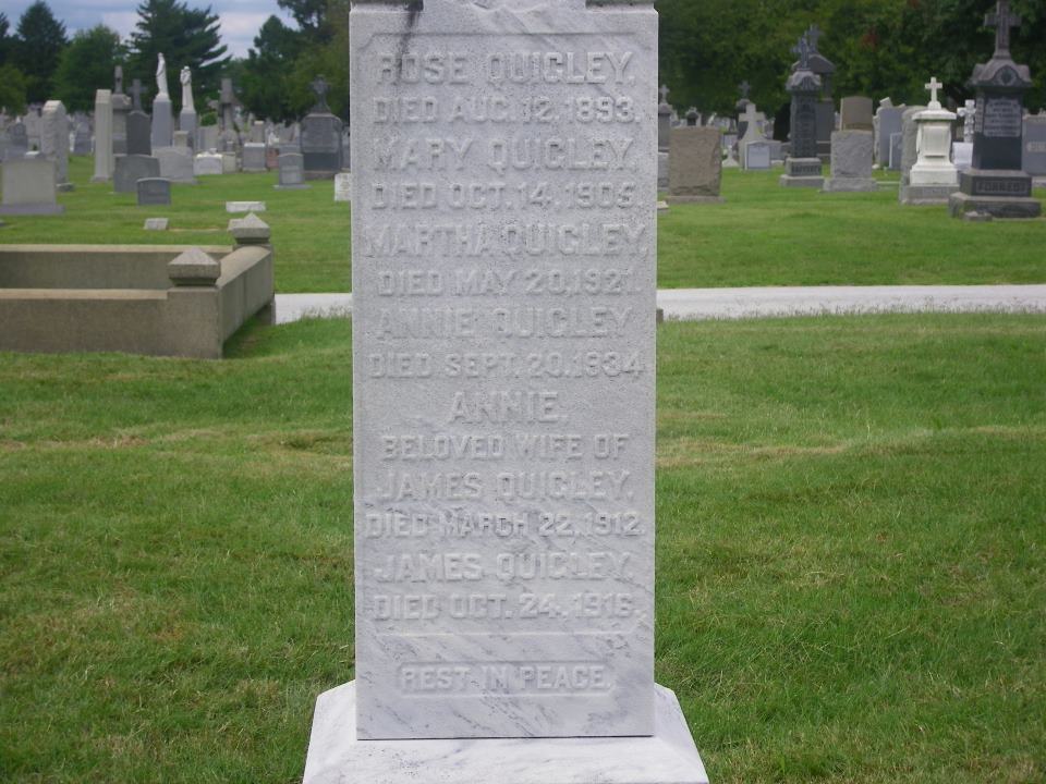 Bob's Philadelphia History: The Quigley Siblings of Draperstown, County ...