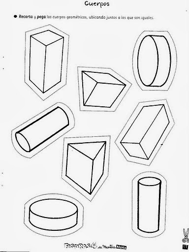 EL RINCON DE AULA: Fichas de los cuerpos geométricos.