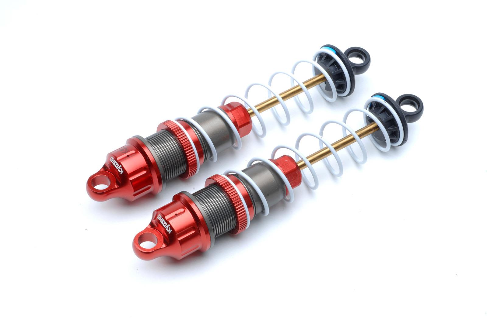 KYOSHOSAN: Scorpion XXL Prototype Aluminum Shocks!