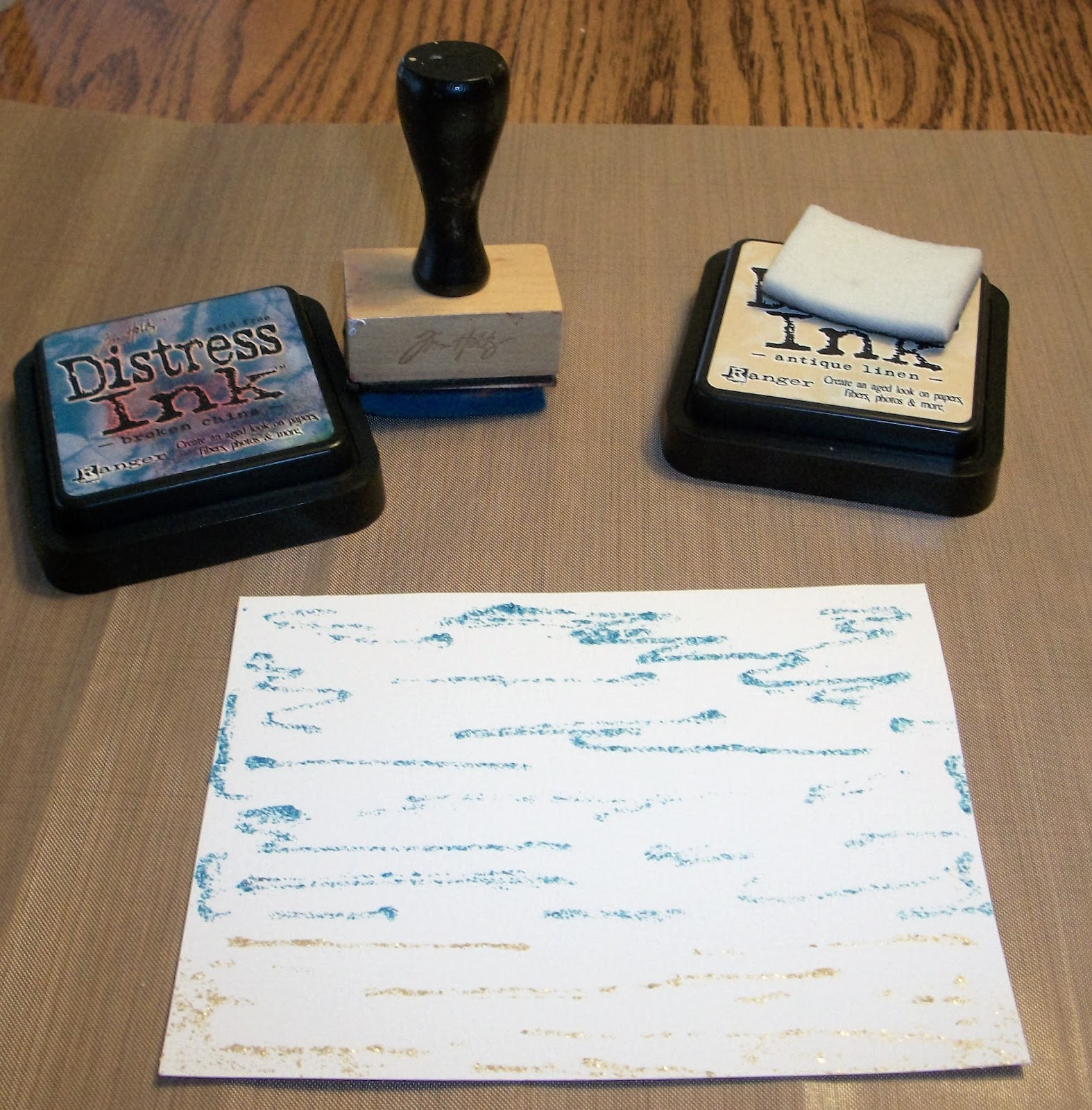 For the Love of Cardmaking: Repeat Impressions POTW- Distressed ...