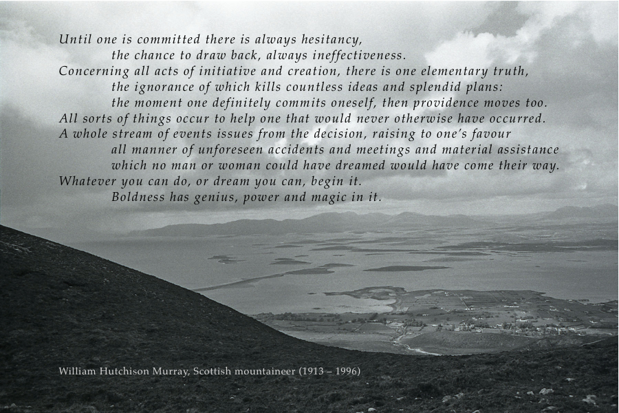 Natural Collaboration: W. H. Murray - On Commitment