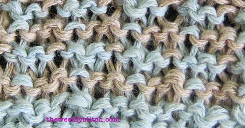 Two Color Tweed Stitch | The Weekly Stitch