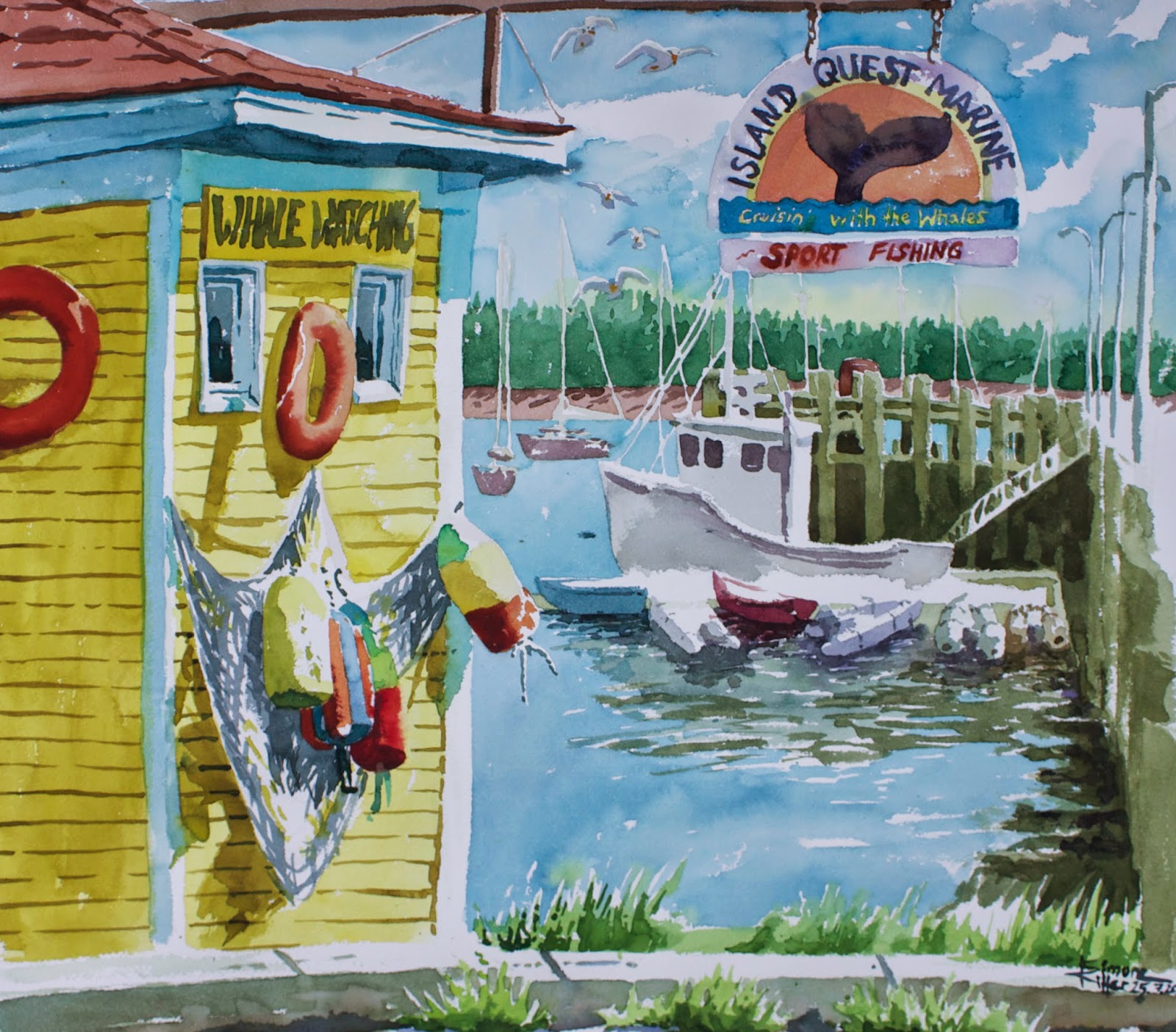 Simone Ritter Art: Watercolour Landscape Paintings