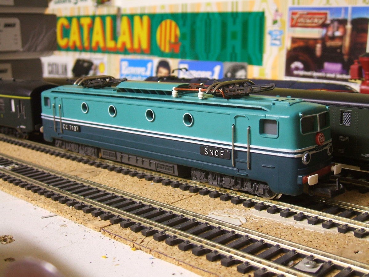 Le train d'olivier: Électrique CC 7107 SNCF Jouef 1ère génération