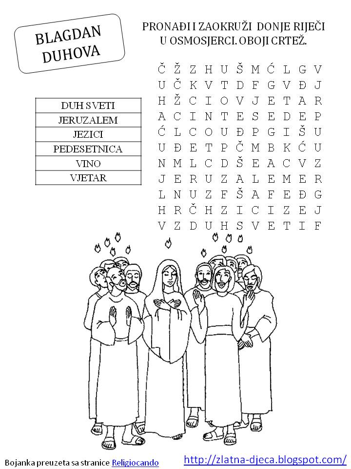 Zlatna djeca: Uz blagdan Duhova