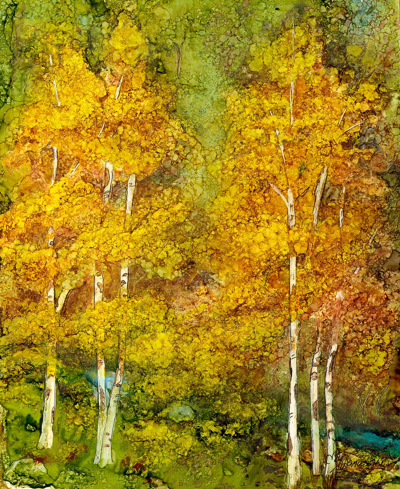 Carol Ann Rasmussen Alcohol Ink Artist: 2017