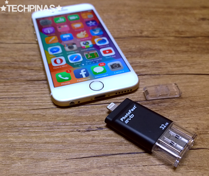 PhotoFast i-FlashDrive Evo : External Storage Stick For Apple iPhone ...