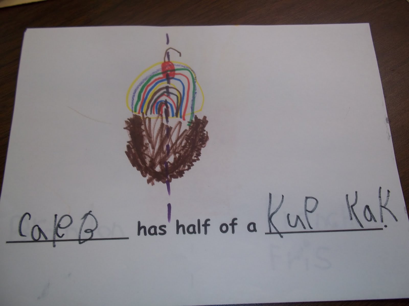 Mrs. Wood's Kindergarten Class: Give Me Half!