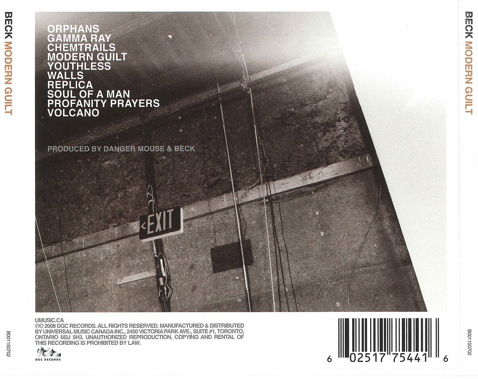 Andrew's Album Art: Beck - Modern Guilt (2008)