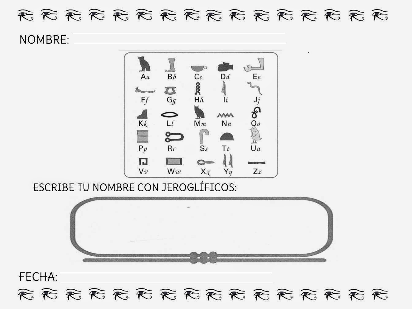RECURSOS Y ACTIVIDADES PARA EDUCACIÓN INFANTIL: EL ANTIGUO EGIPTO