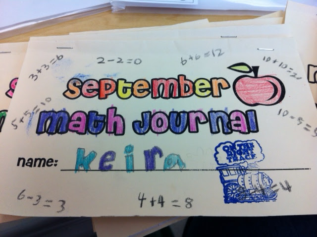 Free Math Journal Covers - Classroom Freebies