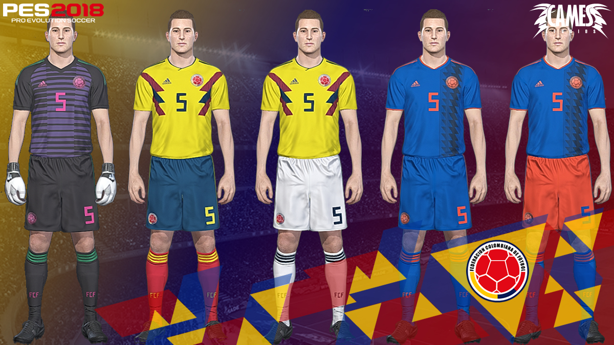 JulianCames: [PES 2018] JulianCamesDLC - KITS Colombia 2018