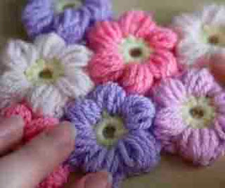 CROCHET: How to crochet a puff flower | Bella Coco - Step By Step ...