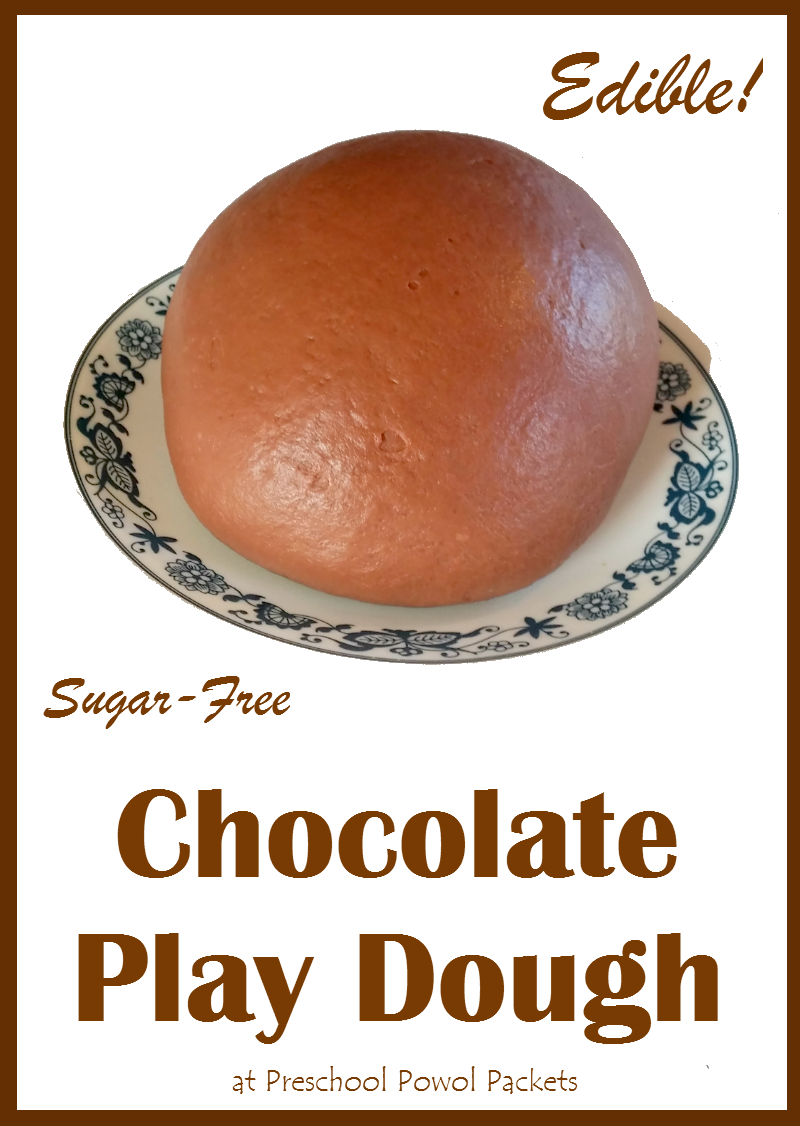 Edible Chocolate Play Dough | Preschool Powol Packets