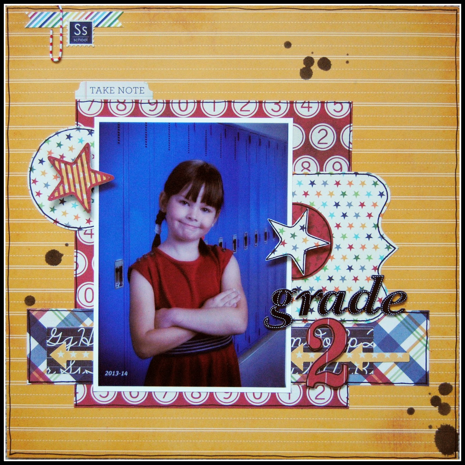 Scrap Paper Scissors etc.: Sketch-y Friday with Scrapmuch? - Grade 2