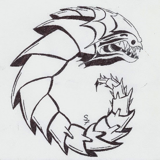 Samwise7RPG: A Bunch of Weird Monster Drawings II