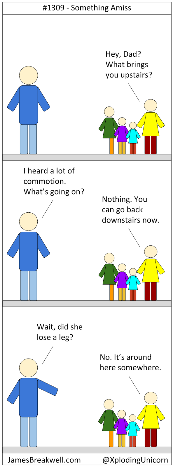 James Breakwell's Unbelievably Bad Webcomic: Something Amiss