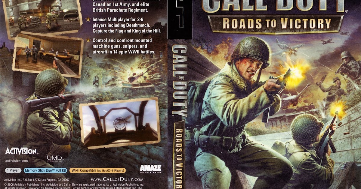 Cheat Call Of Duty: Roads To Victory Psp