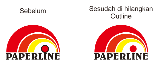 Membuat Logo Paperline