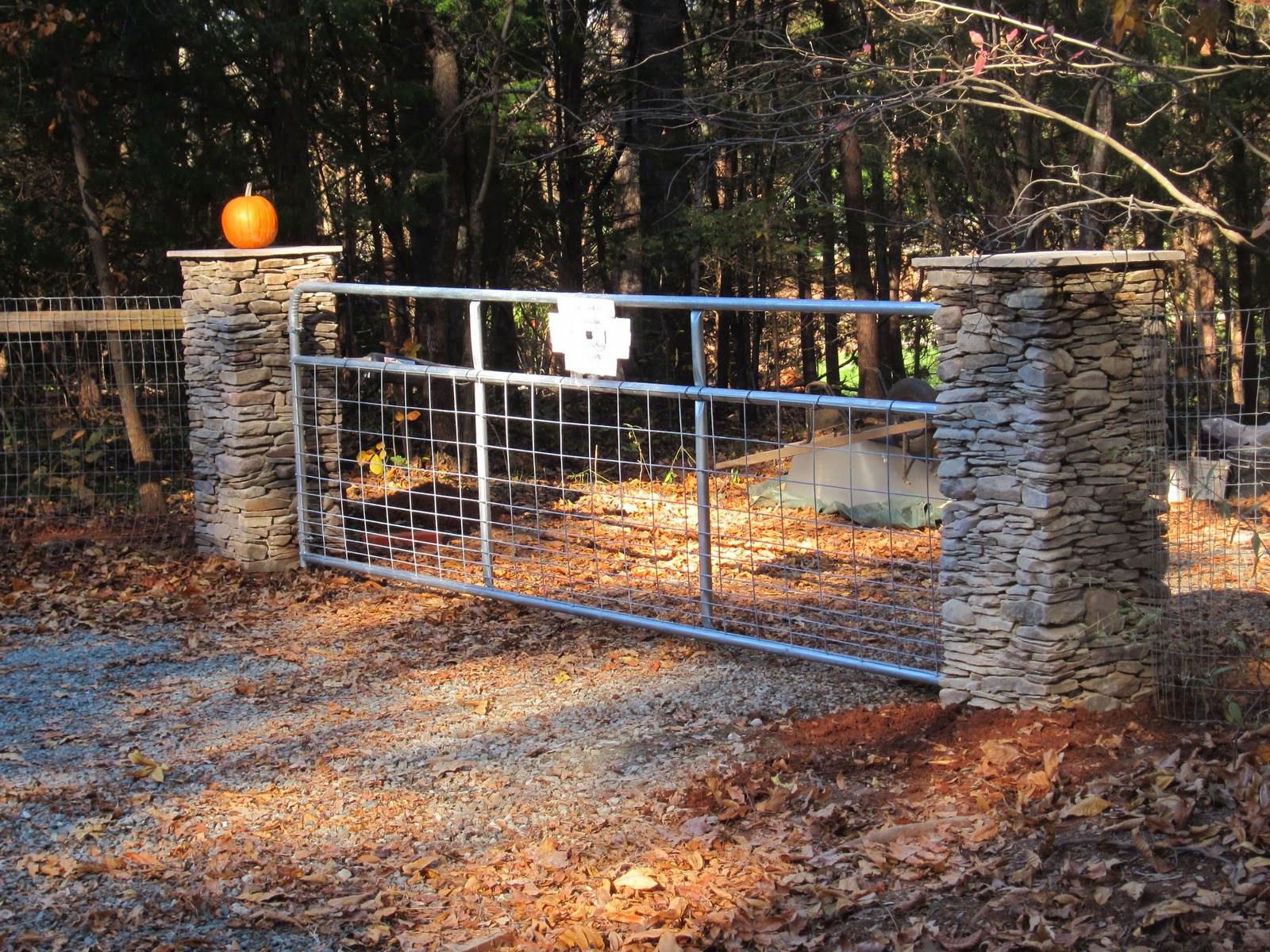 Nate Wilson Craftsman: Dry stacked Pennsylvania field stone gate post