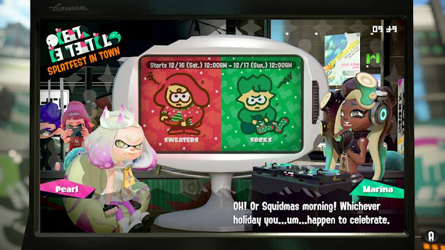 KoopaTV: Sweaters vs. Socks Splatfest... More War on Squidmas?!