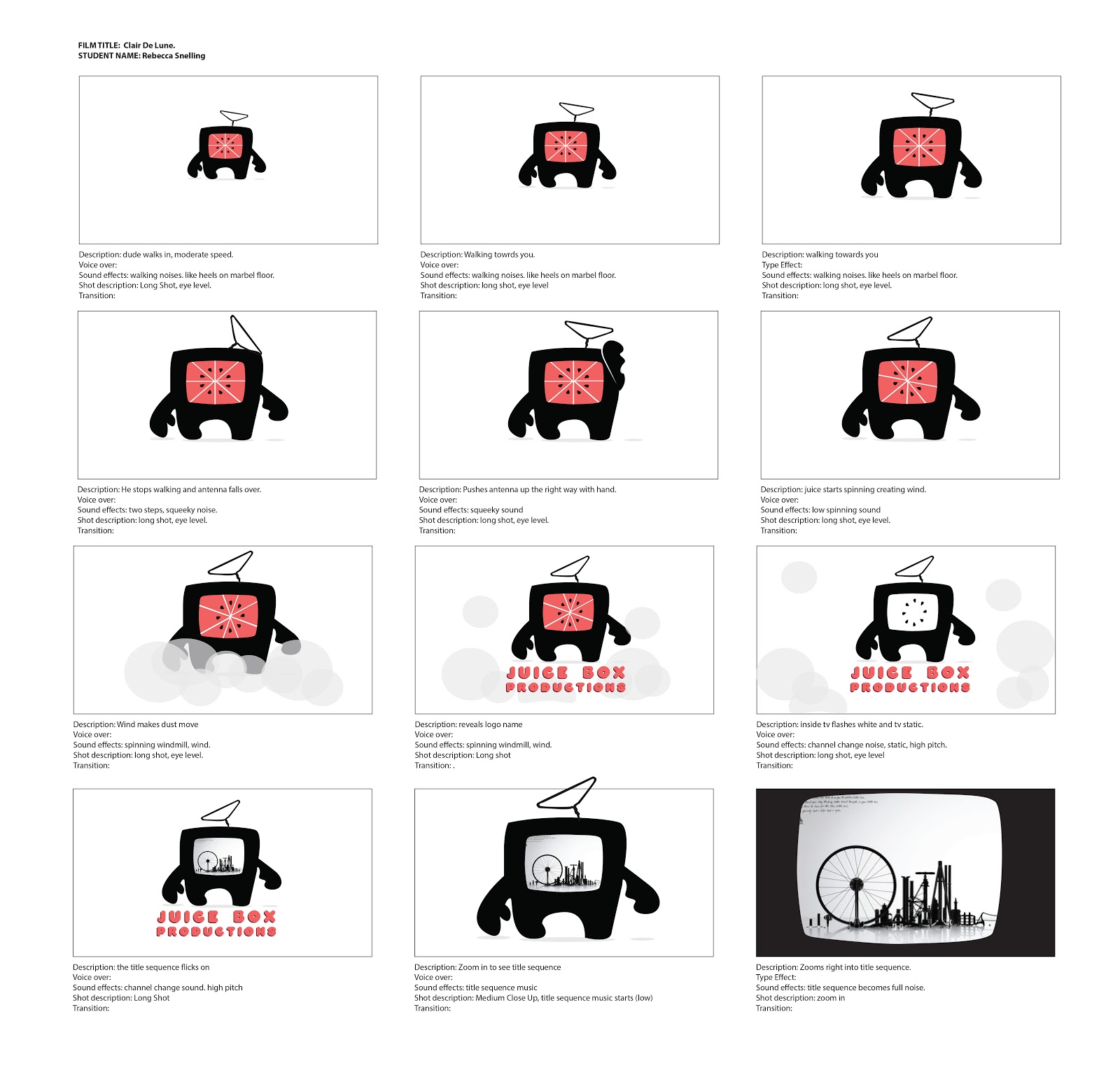 PCL Animation Storyboard.1 | Project: Designing Motion