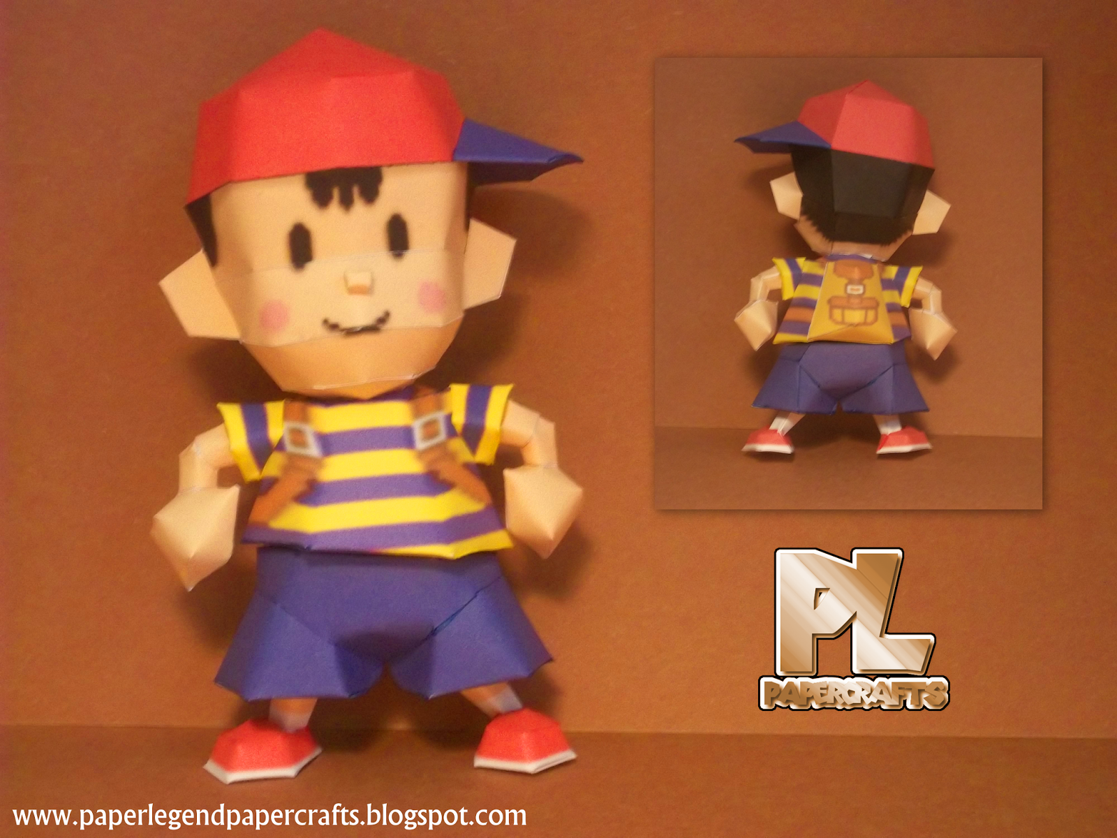 SSB - Ness Paper Model ~ Paperkraft.net - Free Papercraft, Paper Model ...