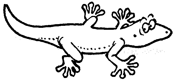 Sekitar Kawasan Sekolah: Gambar Outline_Binatang