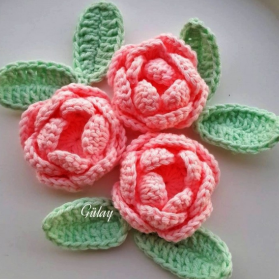 Sweet Nothings Crochet: TINY ROSETTE TEA LIGHT HOLDERS