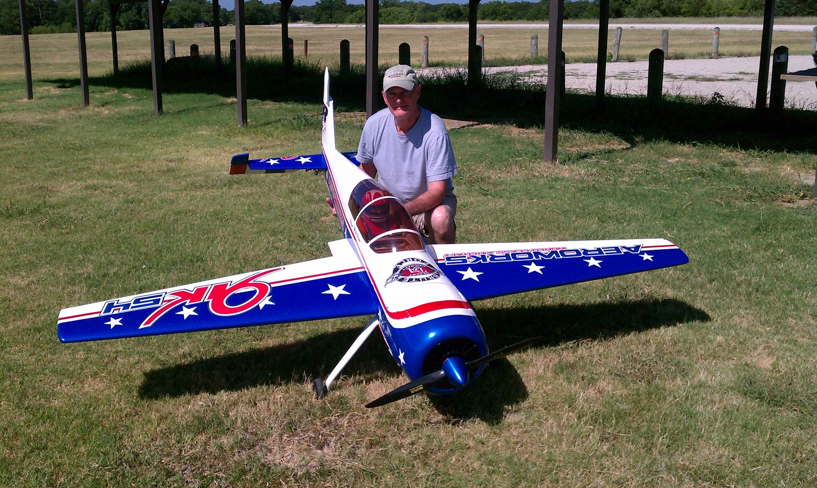 Model Airplane Pictures: Aeroworks 100cc Yak 54 Stars and Stripes scheme