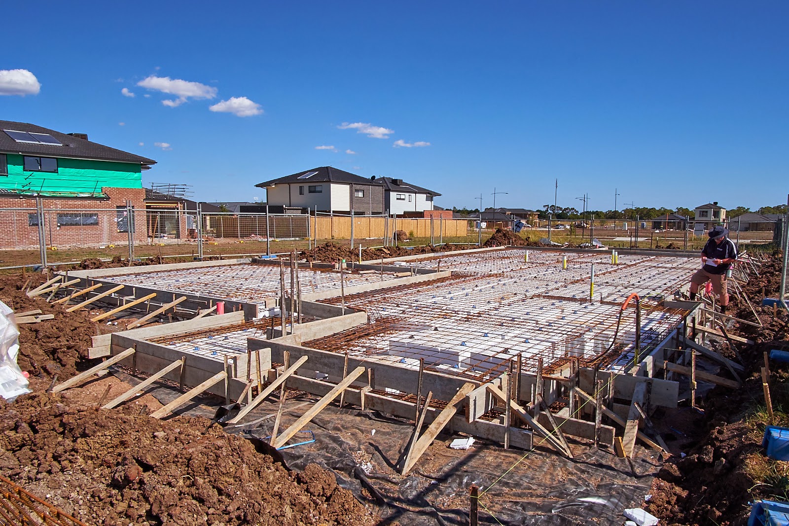 Building A Home Down Under: Pre-pour Slab Inspection