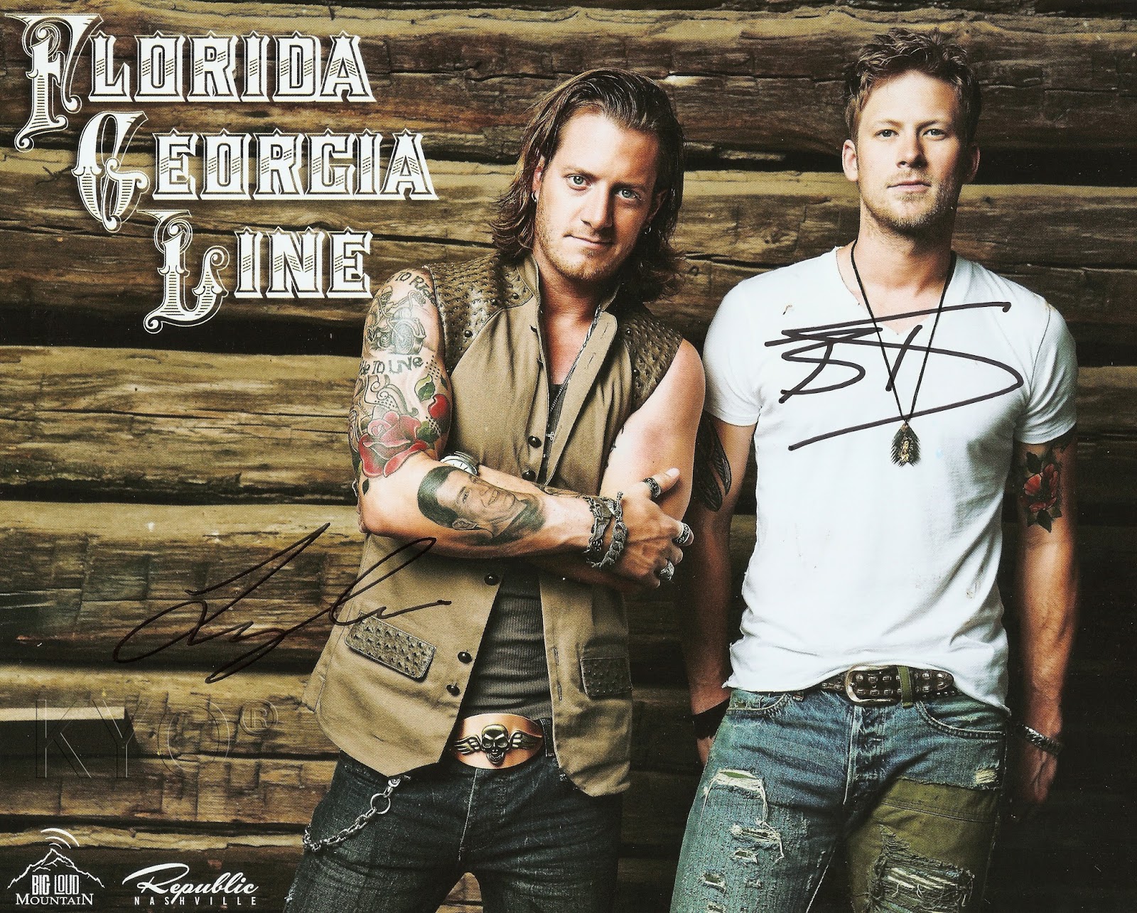 Chris Autographs: Florida Georgia Line