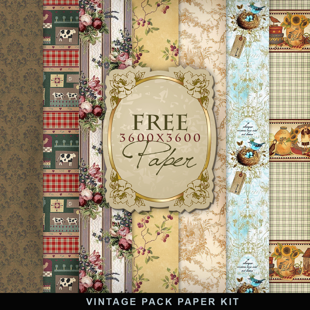 Freebies Vintage Style Kit of Paper :Far Far Hill - Free database of ...
